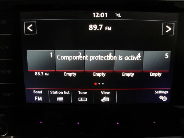 VW COMPOSITION MEDIA Vollglas Display Version PQ Golf 6 Passat Tiguan ...