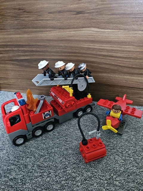 LEGO DUPLO - 4977 Feuerwehrlöschzug mit Drehleiter EUR 30,00 - PicClick DE