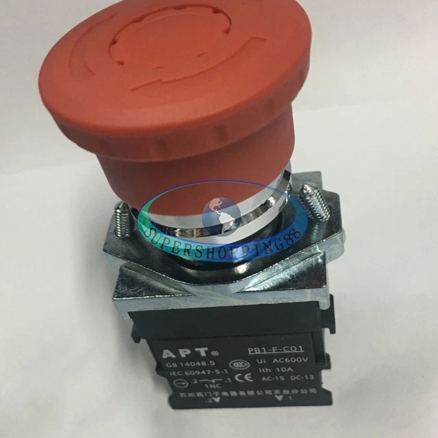 ONE FOR SIEMENS APT Emergency Stop Button Switch PB1S-02ZR-R 2NC New £ ...