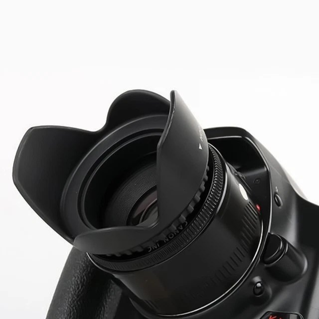 CLEAR BOOSTING CAMERA Lens Hoods For DSLR Use Reduces Lens Flares and ...