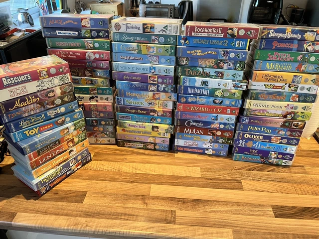 70 DISNEY VHS Bundle Job Lot Jungle Book Aladdin Toy Story £49.99 ...