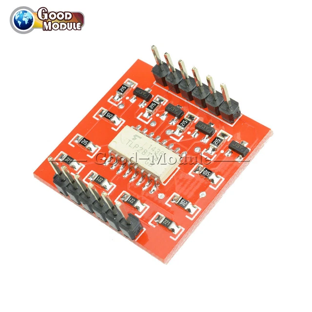 4-CHANNEL OPTO-ISOLATOR IC Module Arduino High and Low level Expansion ...
