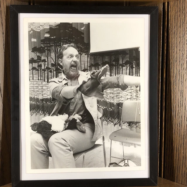 VINTAGE JIM HENSEN Muppets Puppet Show Indianapolis Photograph Framed ...