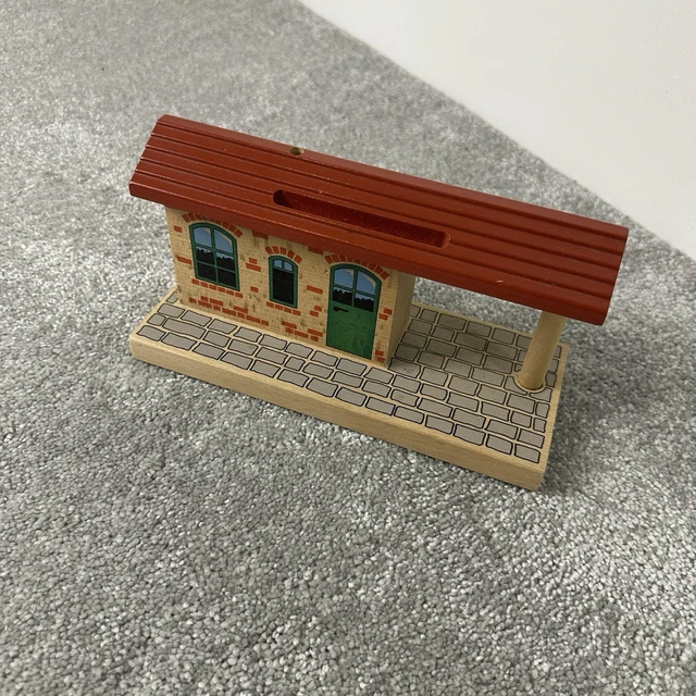 BRIO WOODEN TRAIN Office Building With Sodor Mail Box Thomas & Friends ...