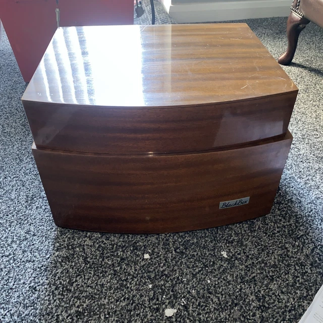 VINTAGE PYE BLACK Box Record Player Wooden Cabinet Case Only £30.00 ...
