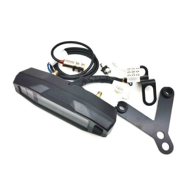 DIGITAL DIRT PIT Bike Speedometer Multi Gauge Bar Tacho Gear Indicator ...