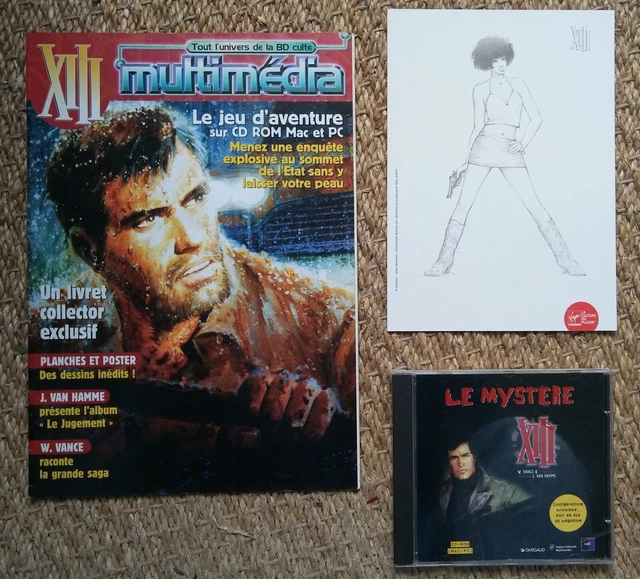 XIII, VANCE, MULTIMÉDIA + CD Rom NEUF + ex-libris Major Jones, 1997 ...