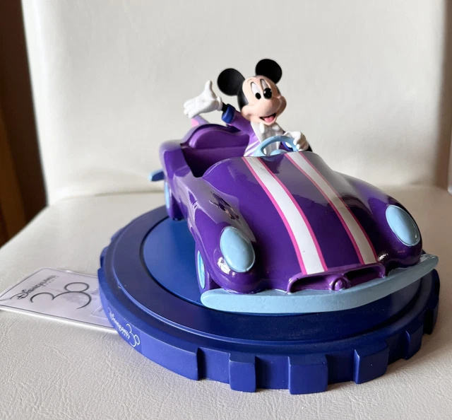NEW DISNEYLAND PARIS 30th Anniversary Mickey Mouse Car Figurine BNIB £ ...