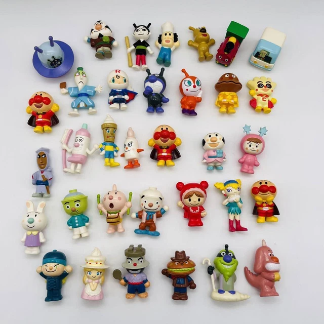 LOT DE 34 mini figurines Anpanman Roll Panna Cream Panda Baikinman ...