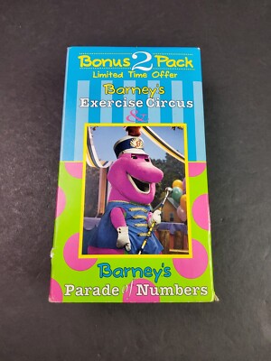BARNEYS EXERCISE CIRCUS/PARADE of Numbers (VHS, 1996, 2-Tape Set) £9.67 ...