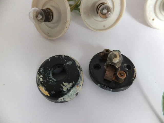 VINTAGE DOLLS HOUSE 4 Pifco Lights & Bakelite Switch. £9.95 - PicClick UK
