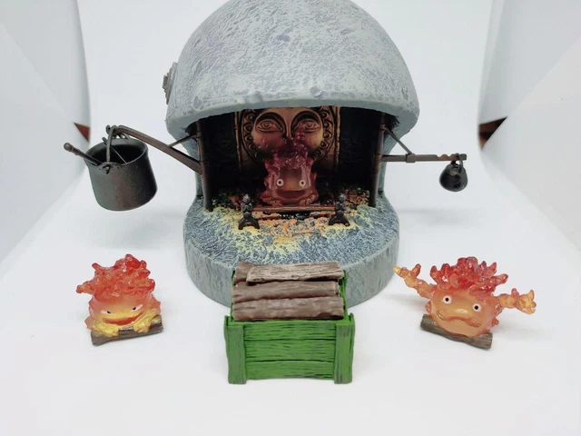 HOWL'S MOVING CASTLE Calcifer Light Up Diorama set from Japan super ...