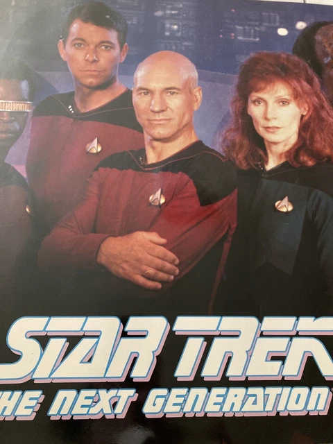 STAR TREK ORIGINAL NEXT GENERATION PRE-Movie VHS AD POSTER 1991 ...