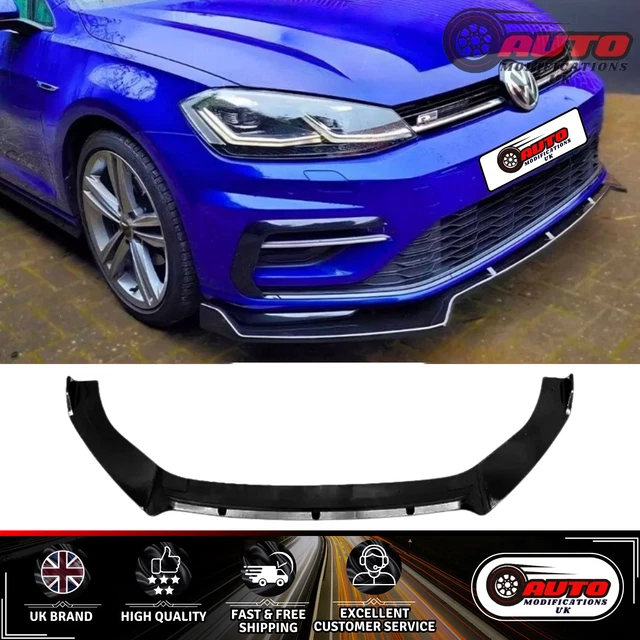 VW GOLF MK7 MK7.5 R GTD GTI TSI TDI Front Lip Spoiler Splitter Body Kit ...