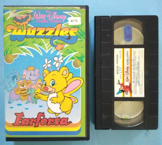 VHS WUZZLES FARFORSA Film Ita Animazione Walt Disney Videocassetta Ex ...