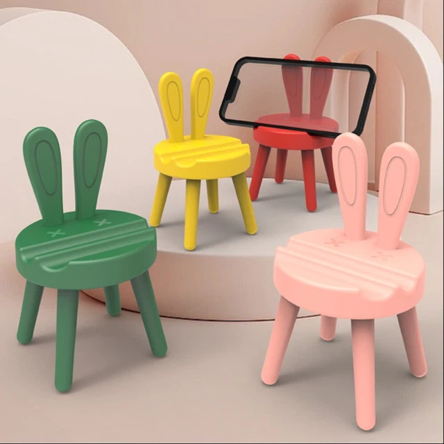 MINI CHAIR MOBILE Phone Stand Portable Chair Phone Holder Desktop EUR 4 ...