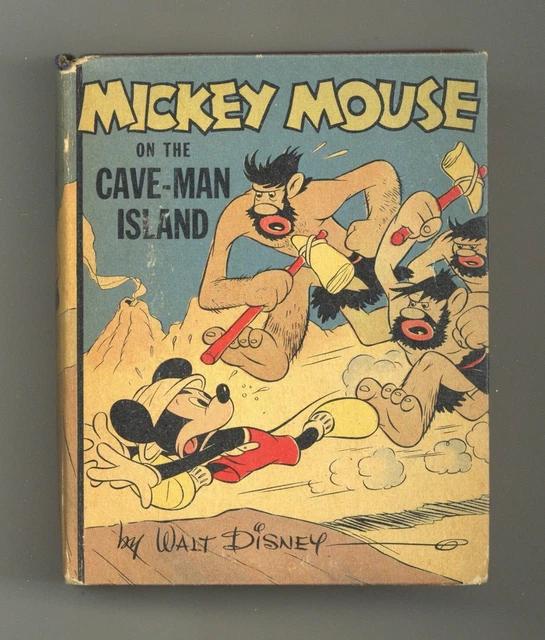 MICKEY MOUSE ON the Cave-Man Island #1499 FN- 5.5 RESTORED 1944 £18.61 ...
