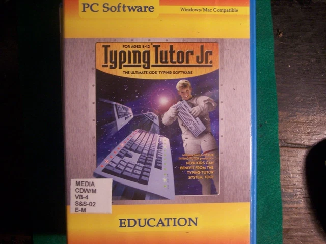 TYPING TUTOR JR. PC SOFTWARE Windows/Mac EX LIBRARY $9.00 - PicClick