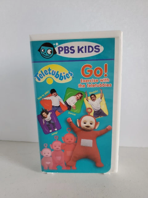TELETUBBIES - GO Exercise with the Teletubbies (VHS, 2001, Clamshell ...