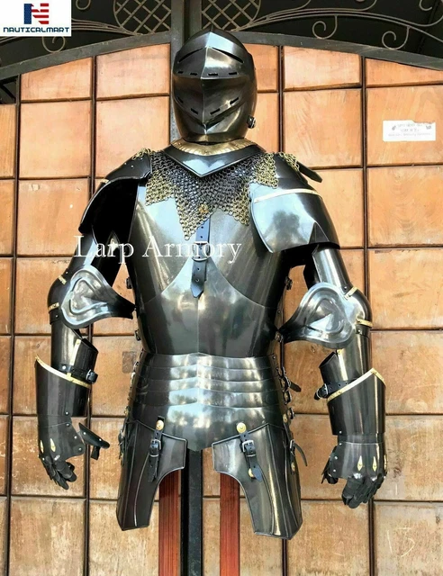 NOËL ARMOR COSTUME Wearable Acier Médiévale Times Knight Suit Look De ...