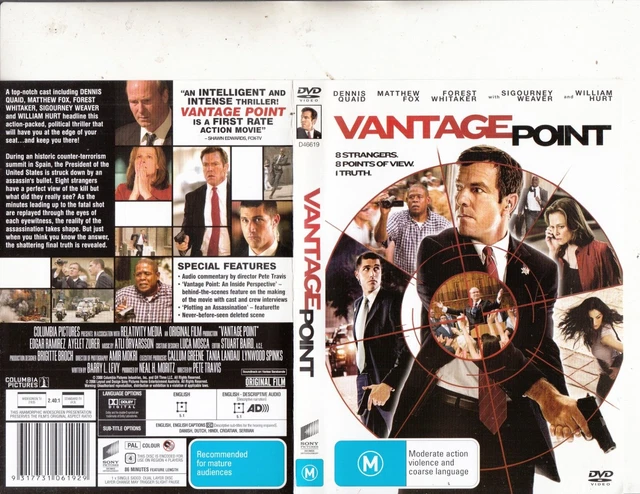 VANTAGE POINT-2008-[DENNIS QUAID]-SONY Pictures-Movie SP-DVD $24.95 ...