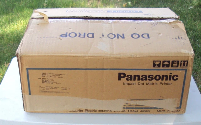 1987 PANASONIC DOT Matrix Printer Model No. KX-P1091i w/ Cable Paper ...