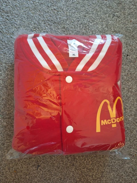 NEW LIMITED EDITION McDonald’s merch 50th birthday varsity jacket size ...