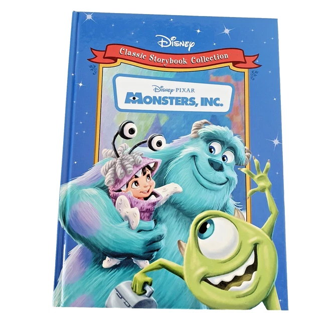 DISNEY CLASSIC STORYBOOK Collection Monsters Inc Pixar Large Hardcover ...