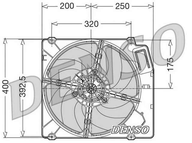 VENTOLA RAFFREDDAMENTO MOTORE PER Lancia Dedra SW 2.0 Integrale 102 KW ...