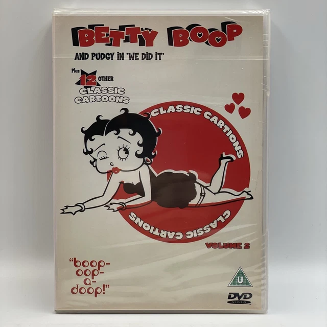 BETTY BOOP & Pudgy Vol 2 [DVD] 13 Classic Cartoons • Region Free • New ...