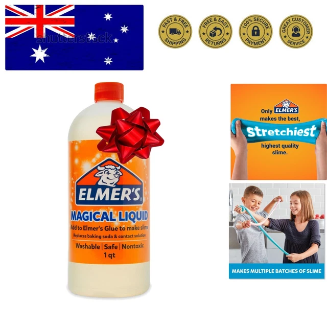 MAGICAL LIQUID SLIME Activator Solution, Updated Formula for Double ...