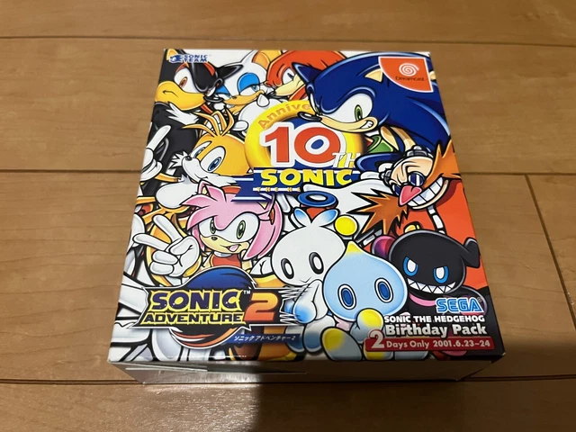 SONIC ADVENTURE 2 Birthday Pack 2 Japan DreamCast Sega DC mit Box ...