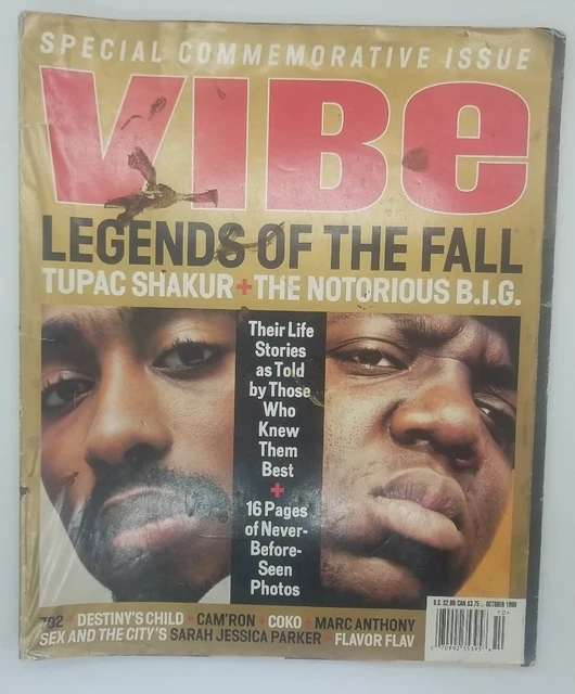 VIBE LEGENDS OF the Fall Magazine October 1999 Tupac Shakur Biggie ...