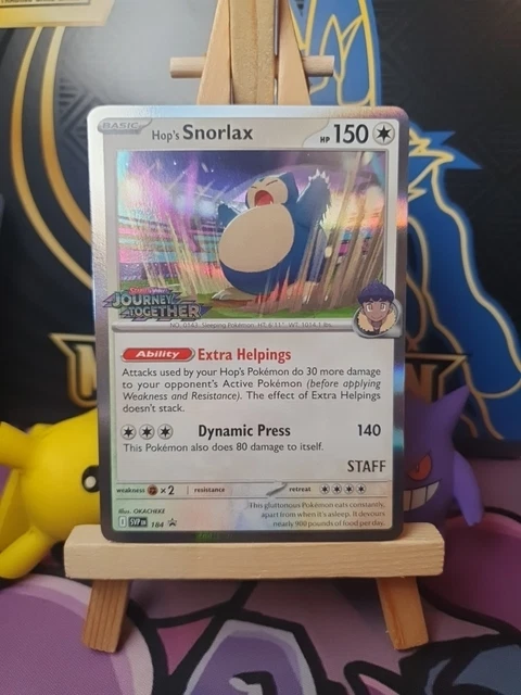 HOPS SNORLAX 184 Staff - Journey Together - Pre-Release Stamped Promo ...