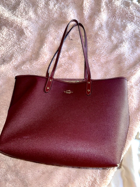 REVERSIBLE CITY COACH TOTE IN SIGNATURE CANVAS WITH PARTY ANIMAL PRINT ...