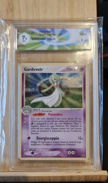 GRAAD 7.5 POKÉMON Card Gardevoir Holo 007/109 EX Ruby & Sapphire Vintage 2003 NM EUR 5,00 ...