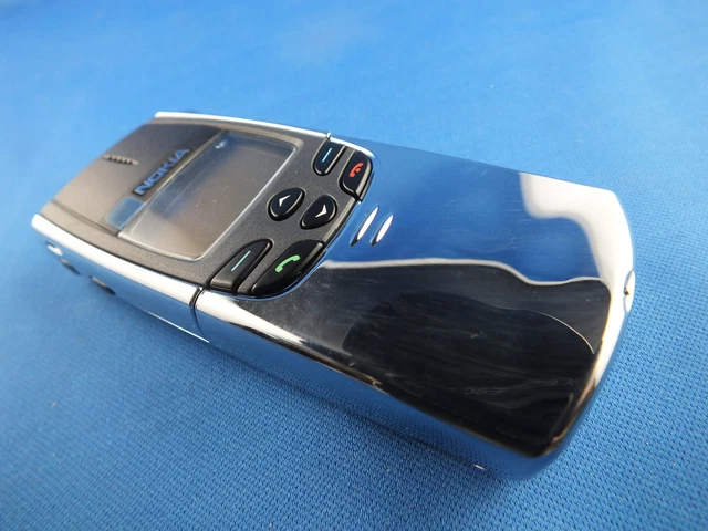ORIGINAL NOKIA 8810 Stainless Steel Silver NEW Chrome Made in Finland ...