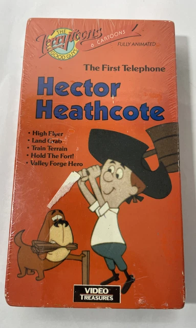 TERRYTOONS VHS HECTOR Heathcote New Sealed 1989 The First Telephone ...