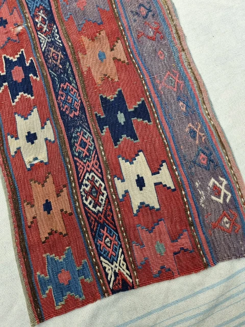 ANTIQUE HANDMADE KILLIM Shahsavan Tribe Mafrash Panel MULTICOLOURED £99 ...