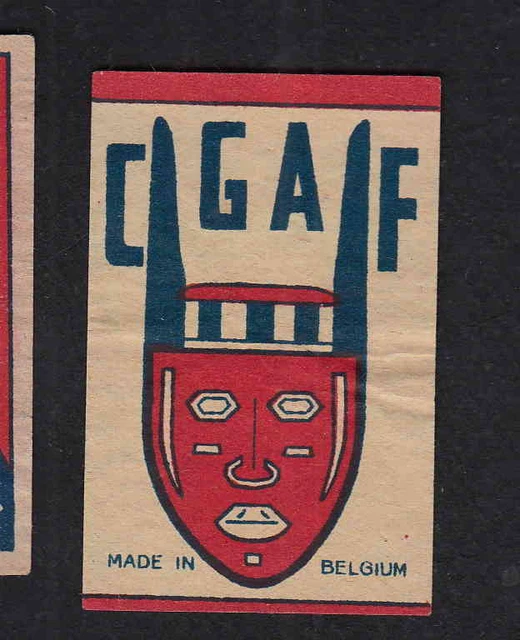 ANCIENNE ÉTIQUETTES ALLUMETTES Belgique BN6776 Masque Africain EUR 2,99 ...