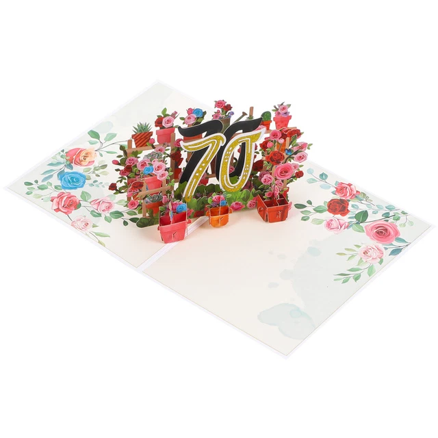 JUBILÄUMS-GRUSSKARTE GLÜCKWUNSCHKARTE JUBILÄUMSKARTEN Geschenkkarte Zum ...