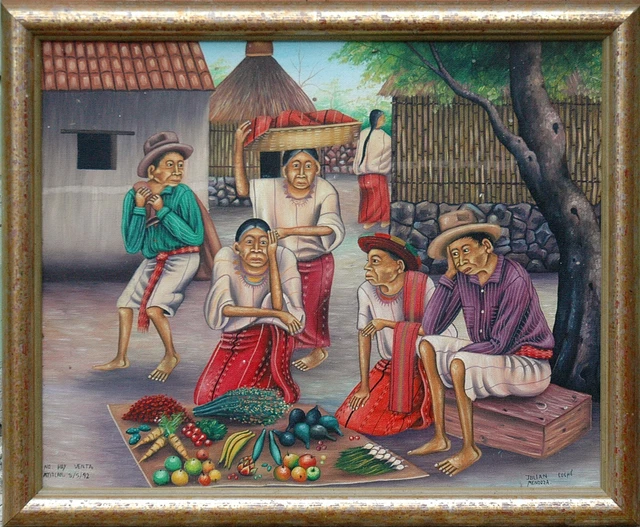 HST DE JULIAN Coche Mendoza ,Guatemala ,signée,datée,située,titrée. EUR ...