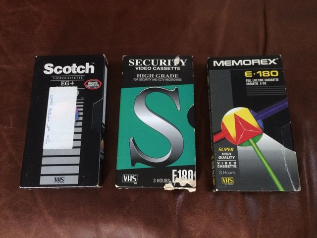 3 X USED Home Recordings VHS Video Tapes £1.99 - PicClick UK