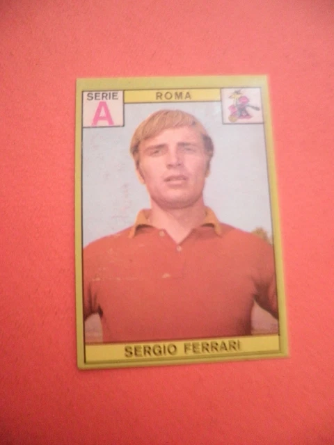FIGURINA CALCIATORI PANINI 1968 69 Sergio Ferrari ROMA NEW /G8/ EUR 4 ...