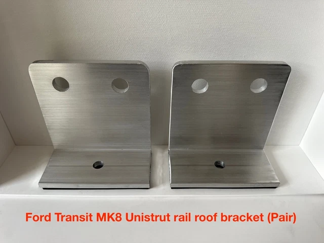 FORD TRANSIT MK8 roof brackets for Unistrut channel Rail system £58.92 ...