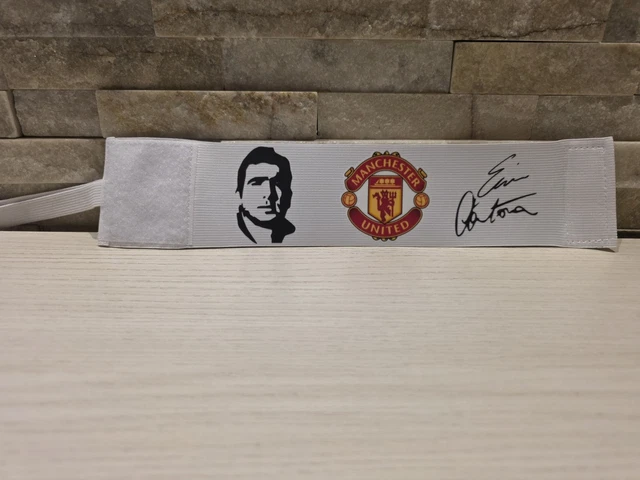 FASCIA CAPITANO MANCHESTER United Fan Eric Cantona Retrò Football ...