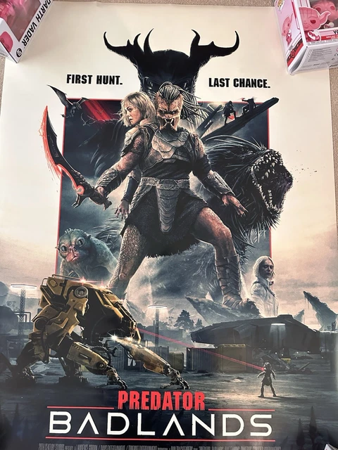PREDATOR BADLANDS ORIGINAL UK Cinema Film Poster Double Sided Roll ...