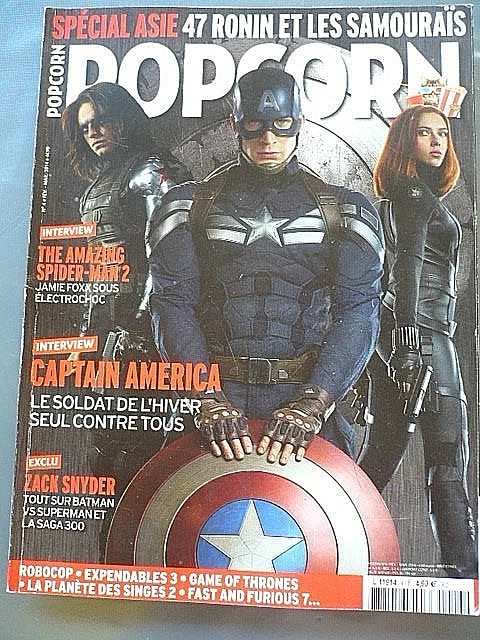 MAGAZINE POPCORN N°4, Captain America, Zack Snyder, Keanu Reeves ...
