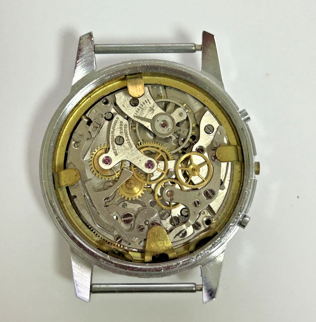 LANDERON 51 VINTAGE chronograph movement for part or restore Balance ...