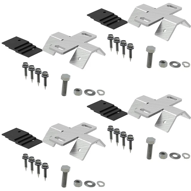 PINCE TRAPÉZOÏDALE POUR luminaire photovoltaïque 100*88*27mm neuve ...